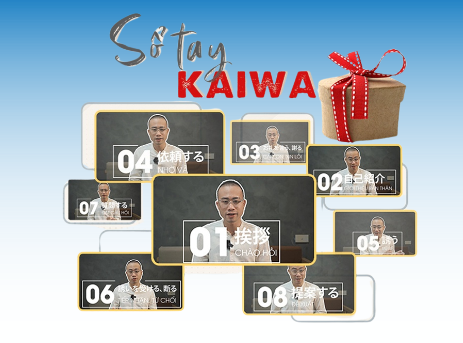 Khóa học Kaiwa tiếng Nhật: Sổ tay Kaiwa